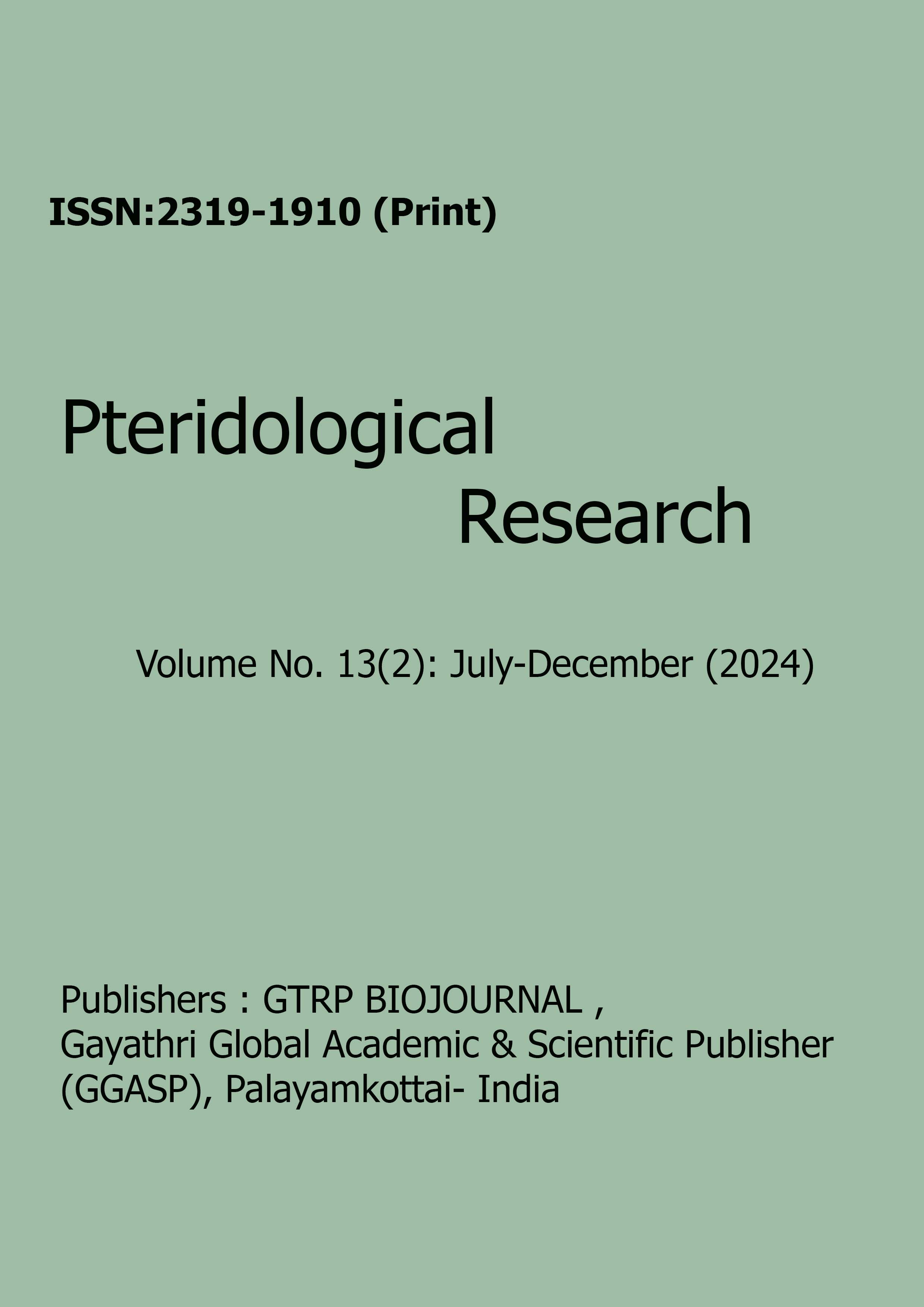 GTRP BioJournals :: Gayathri Global Academic & Scientific Publisher, India